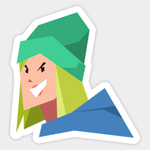 Beanie Girl Beanie Sticker Teepublic